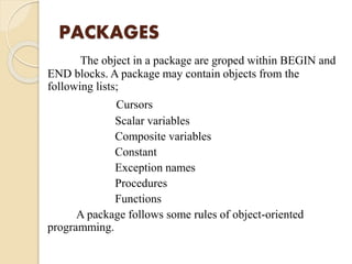 Orcal FUNCTIONS | PPTX