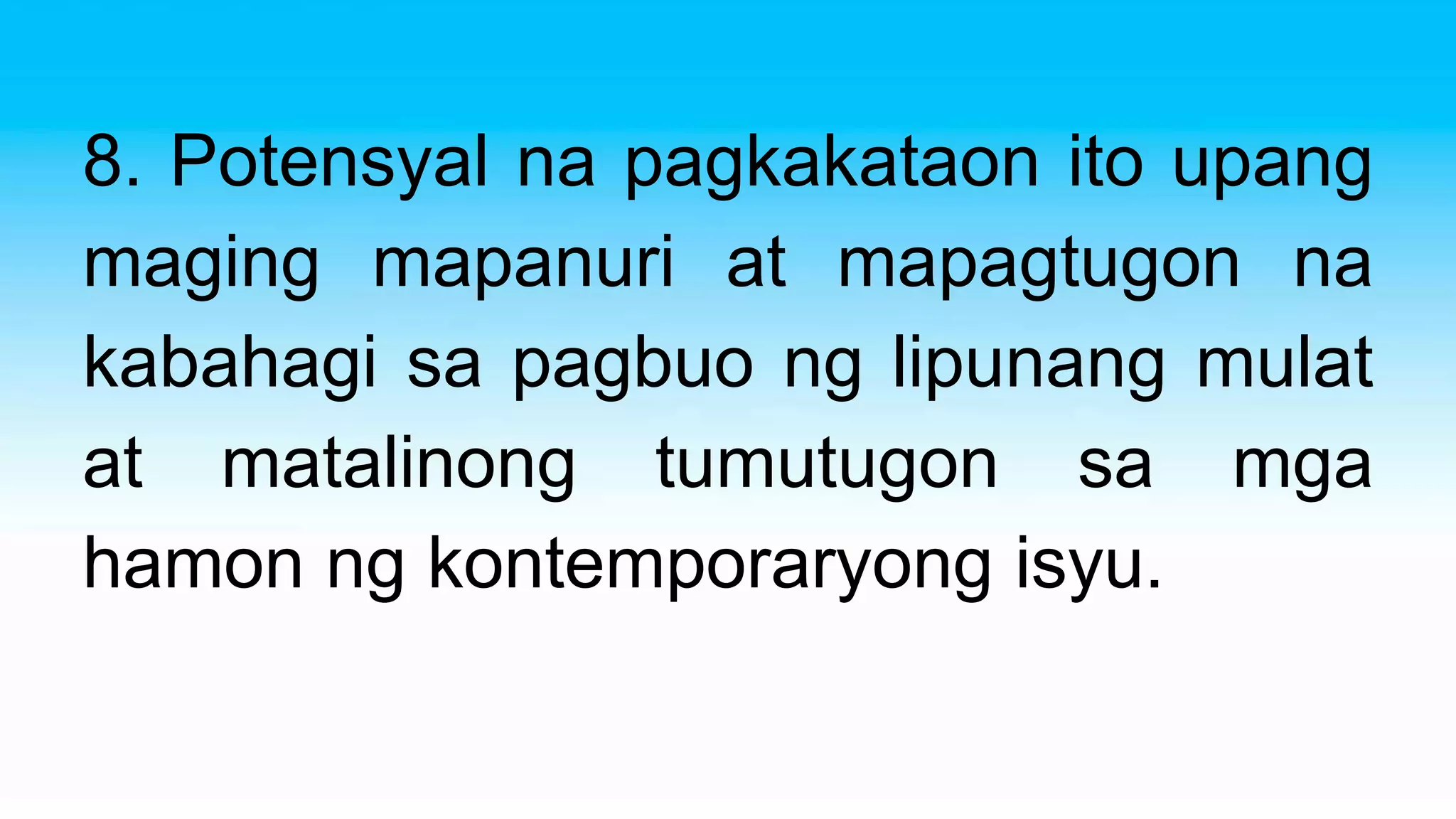 kontemporaryong isyu | PPTX