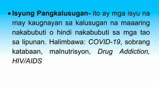 kontemporaryong isyu | PPTX