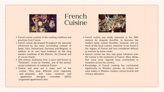 French Cuisine | PDF