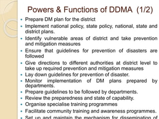 ORC, DM act and DM mechanism in Odisha | PPTX