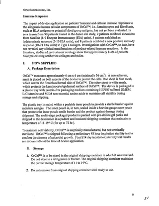 Orcel instructions for use | PDF