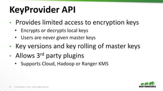 Fine Grain Access Control for Big Data: ORC Column Encryption | PPT