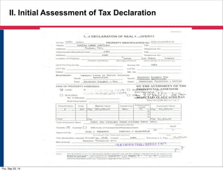 Orceo converting tax declaration into titles | PDF