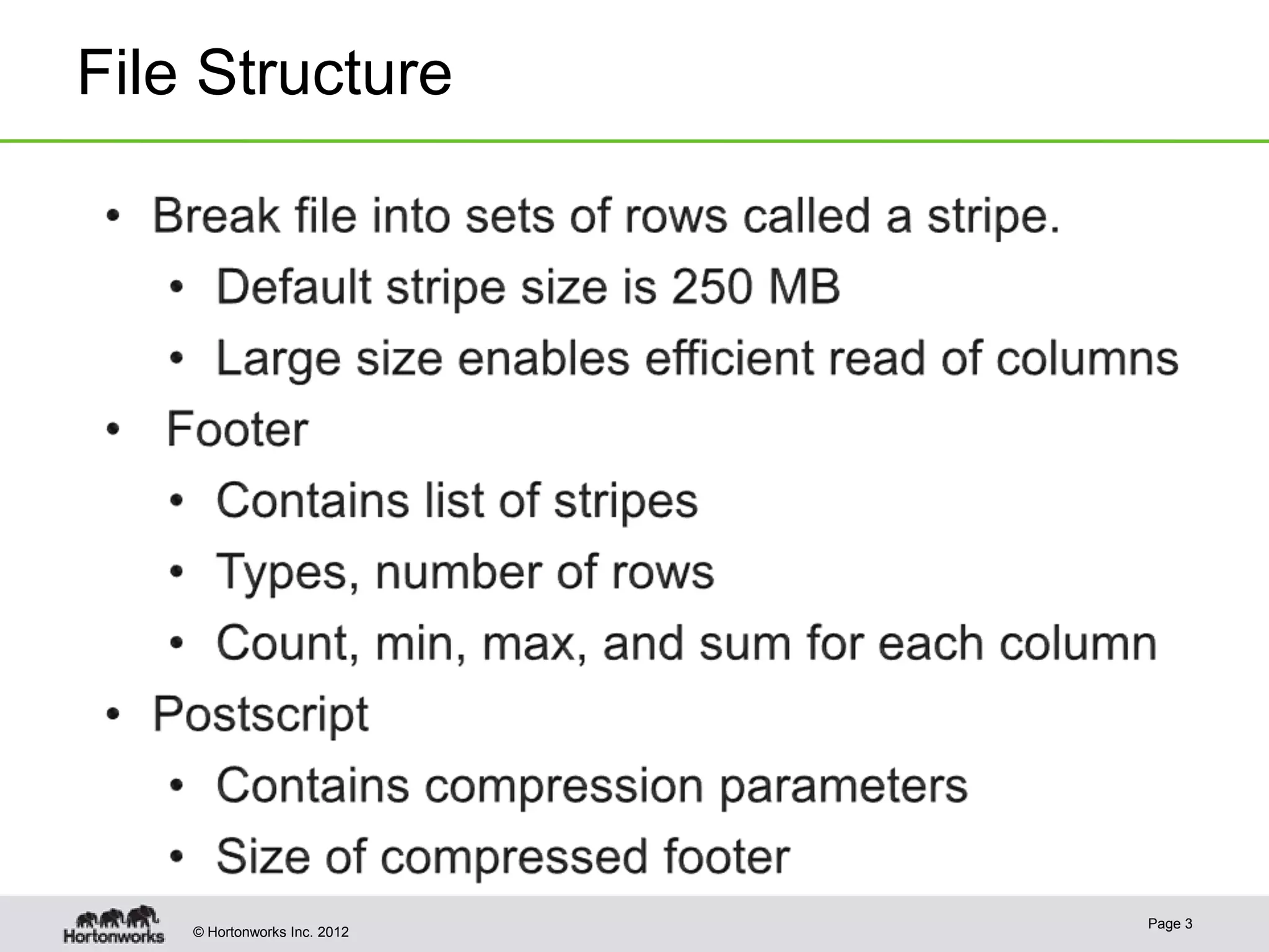 ORC File Introduction | PPT