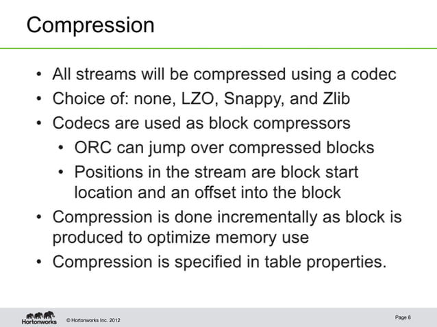 ORC File Introduction | PPT