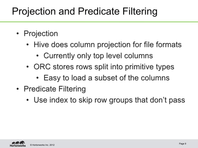 ORC File Introduction | PPT