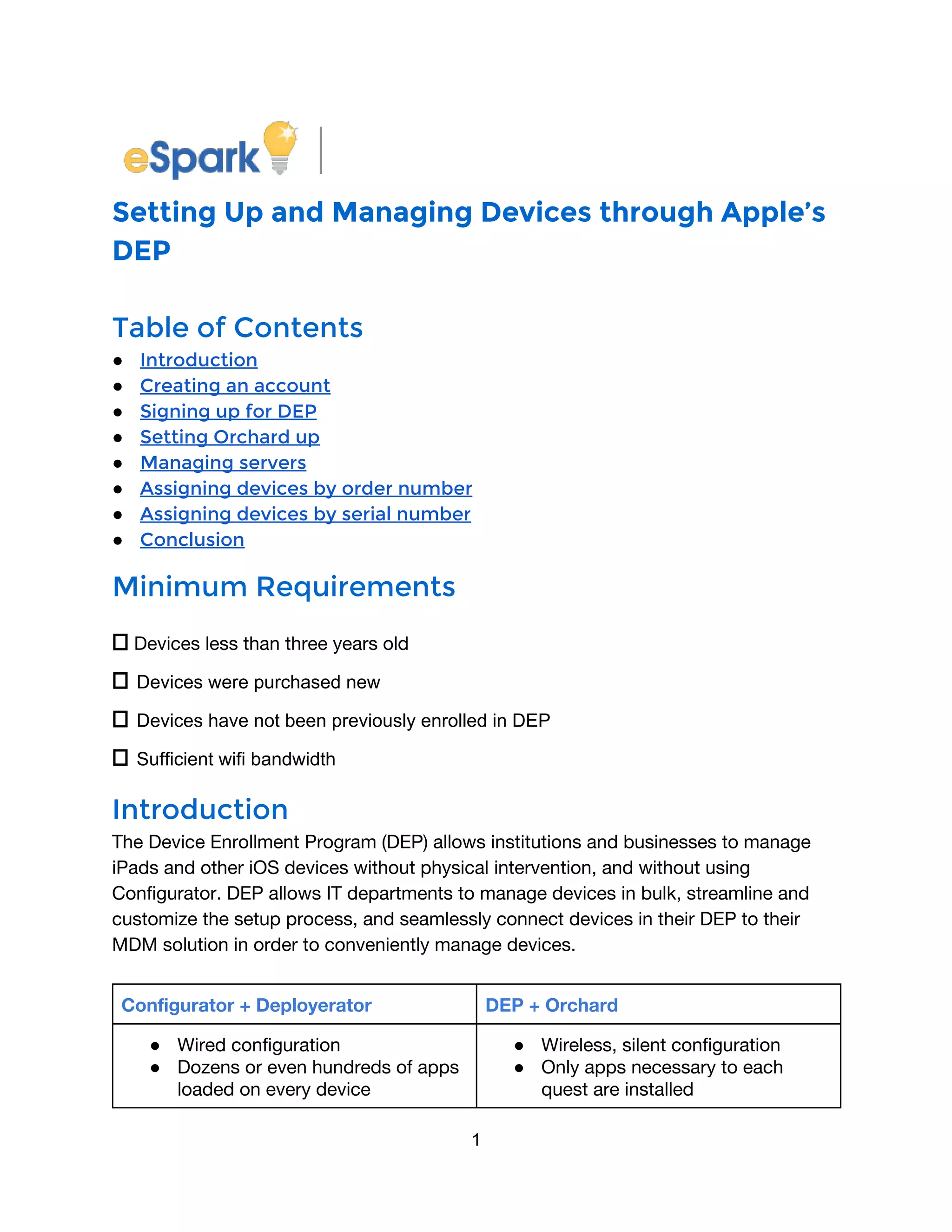 Orchard dep self enrollment guide | PDF