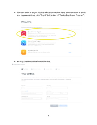 Orchard dep self enrollment guide | PDF