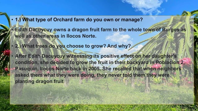 Orchard Farming.pptx | Gardening | Home & Garden