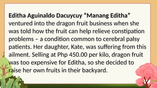 Successful Orchard Growers in the Philippines | PPTX