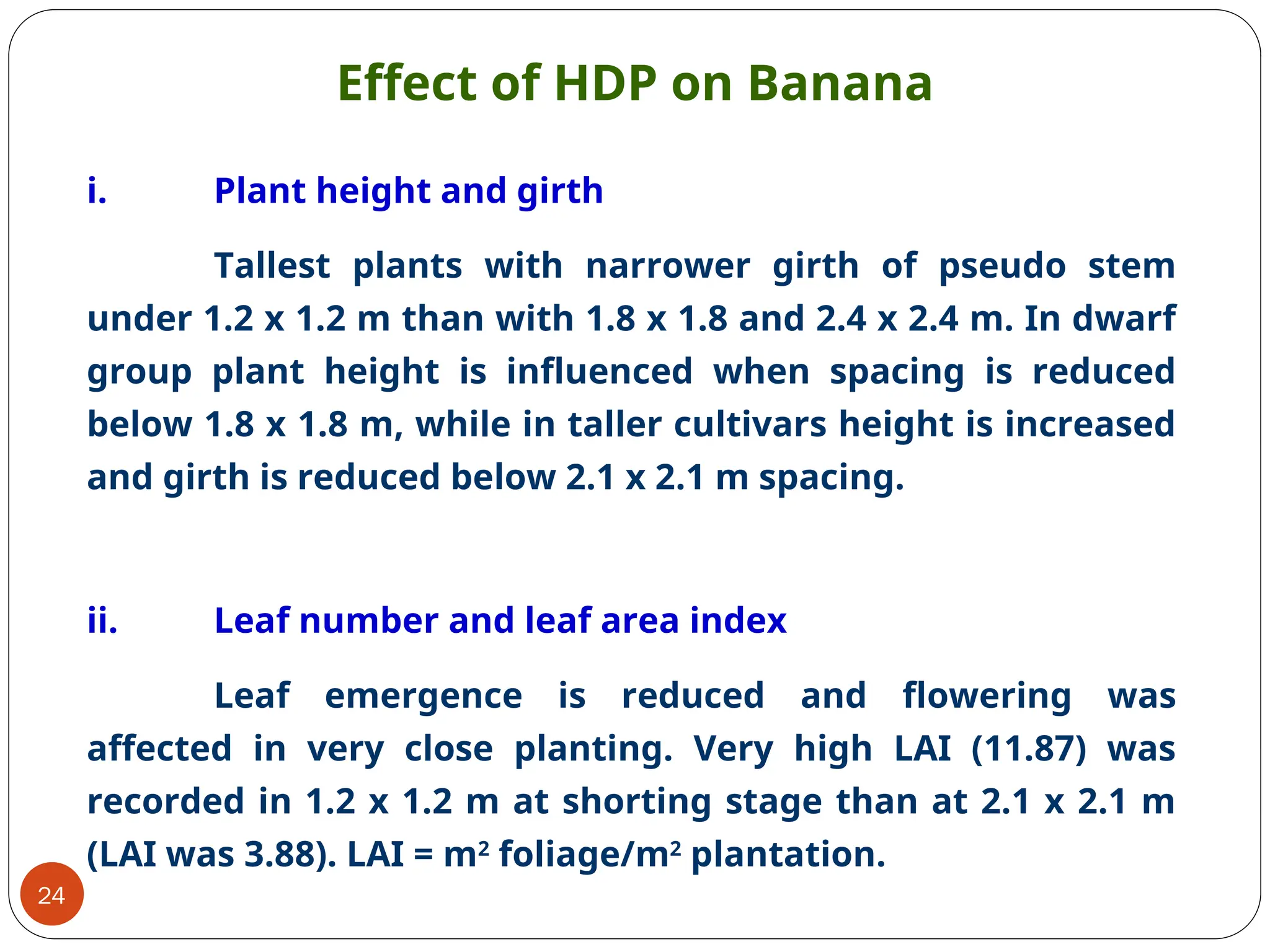 Establishment of New Orchard (Mango & Banana) and its Management | PPT