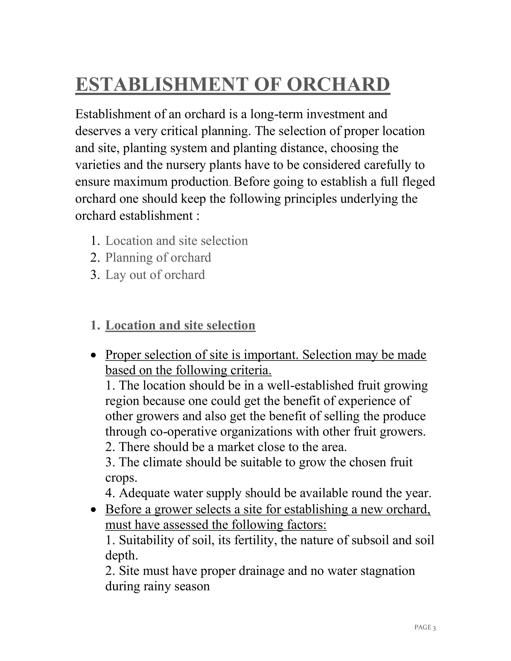 ORCHARD MANAGMENT | PDF