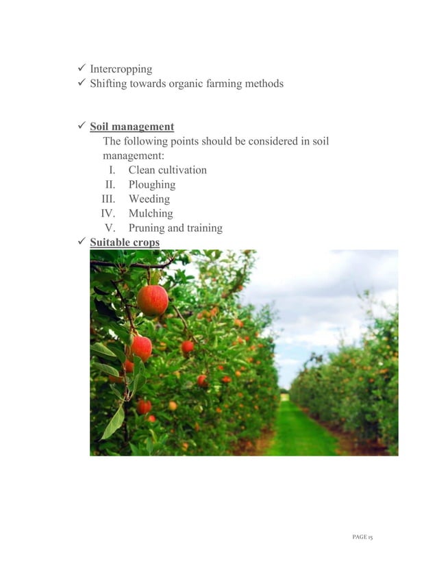 ORCHARD MANAGMENT | PDF | Agriculture | Industries