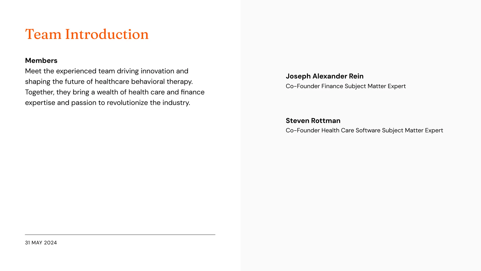 Orchestr8 AI Clinical Adminsitration for ABA Therapy Industry - Joseph ...