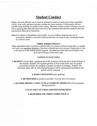 Orchestra handbook | PDF