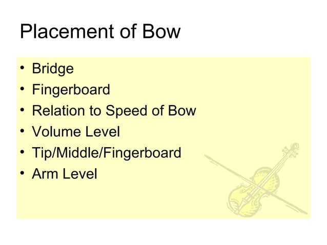 Orchestral Bowings | PPT