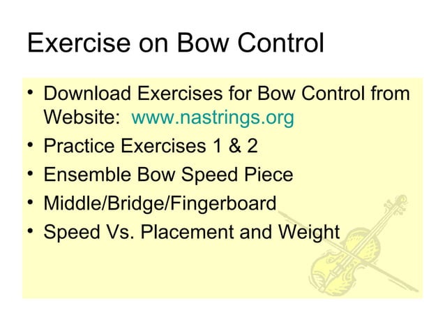 Orchestral Bowings | PPT