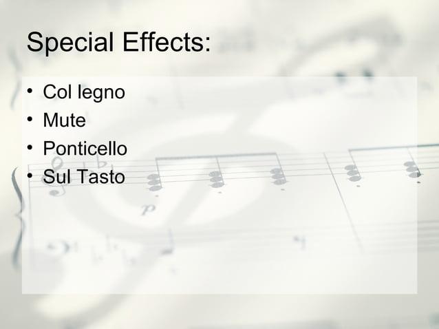Orchestral Bowings Markings And Uses | PPT