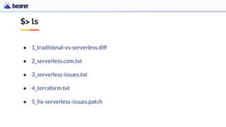 Orchestrate a serverless infrastructure