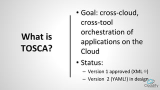 Orchestrating Cloud Applications With TOSCA | PDF
