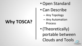 Orchestrating Cloud Applications With TOSCA | PDF
