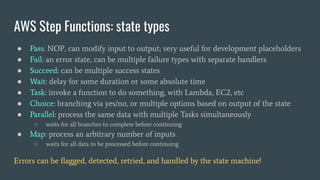 Orchestrating complex workflows with aws step functions | PPT