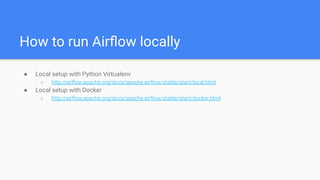 Orchestrating workflows Apache Airflow on GCP & AWS | PDF