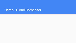 Orchestrating workflows Apache Airflow on GCP & AWS | PDF
