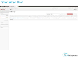 Orchestration across multiple cloud platforms using Heat | PPSX