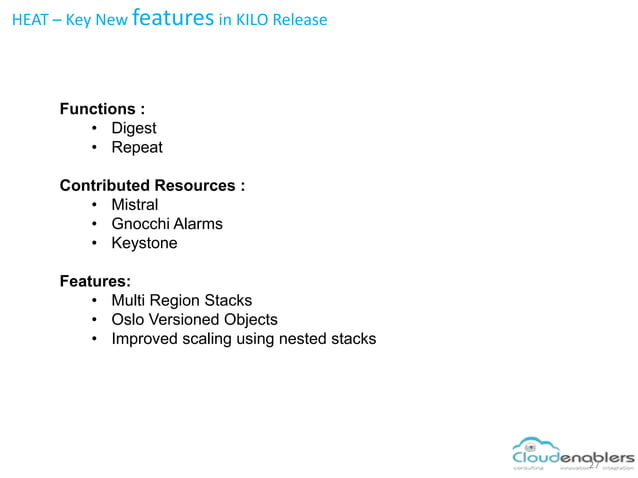 Orchestration across multiple cloud platforms using Heat | PPSX