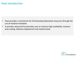 Orchestration across multiple cloud platforms using Heat | PPSX