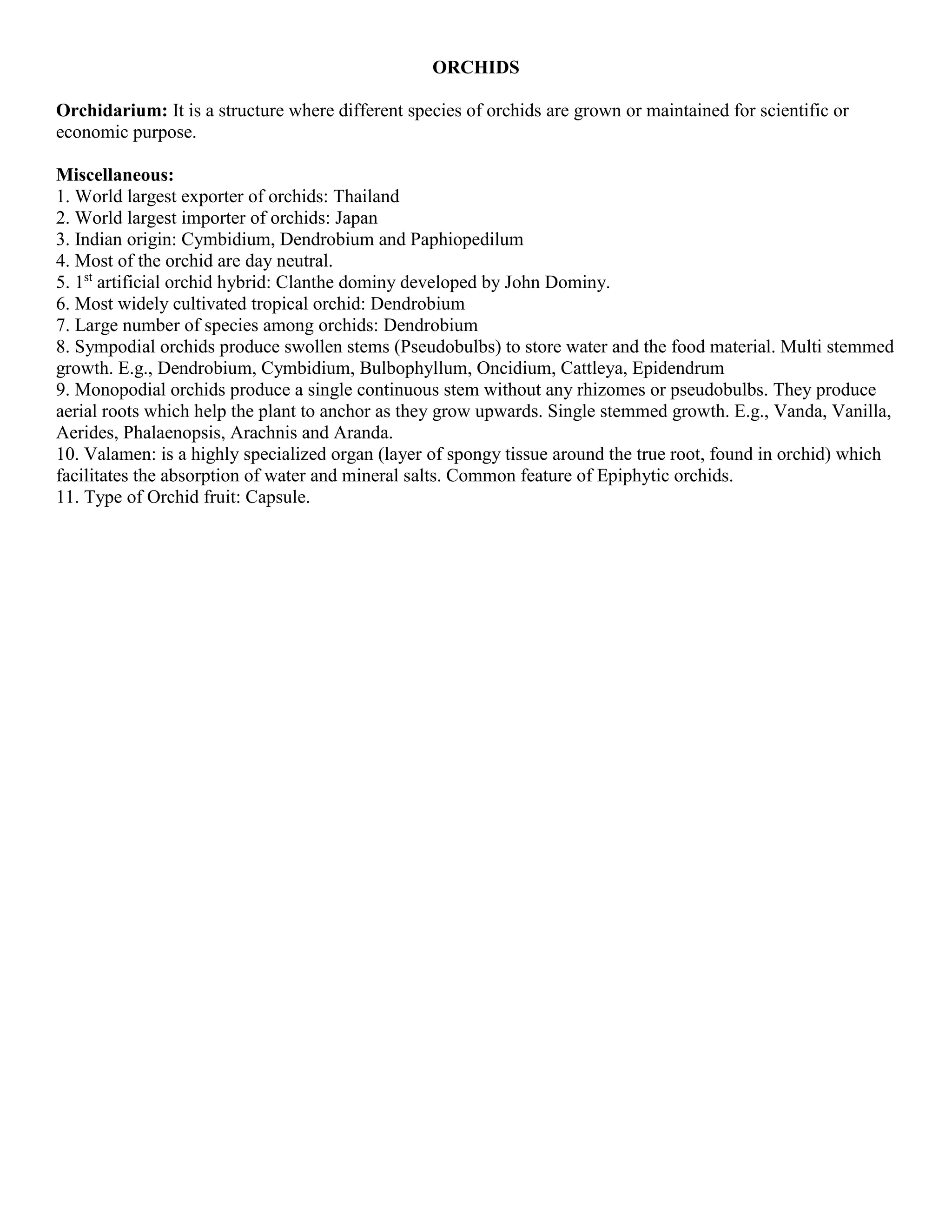 Orchids | PDF | Gardening | Home & Garden