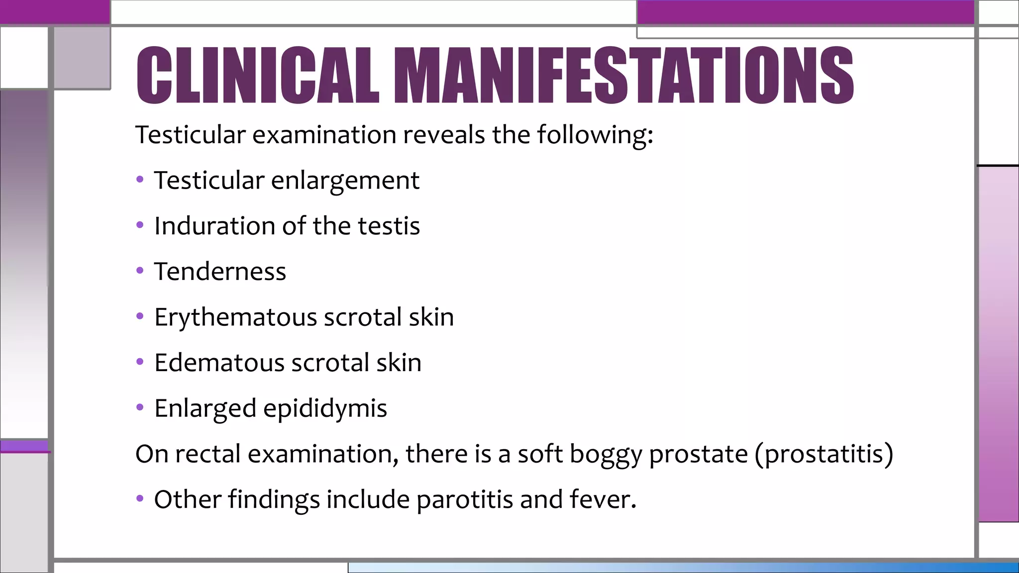 Orchitis & epididymitis | PPTX