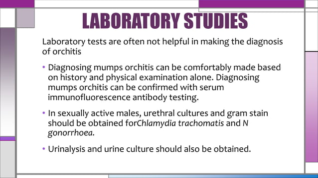 Orchitis & epididymitis | PPTX | Sexual Conditions | Sexual Health