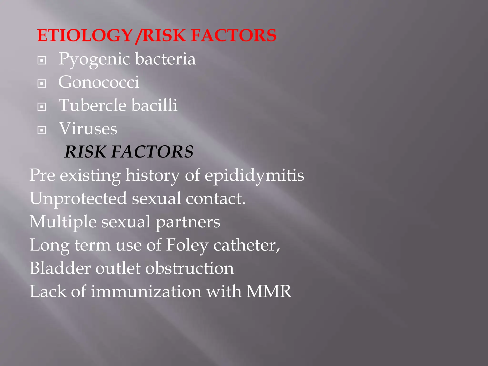Orchitis and Urinary tract infection Dr Shahid.pptx