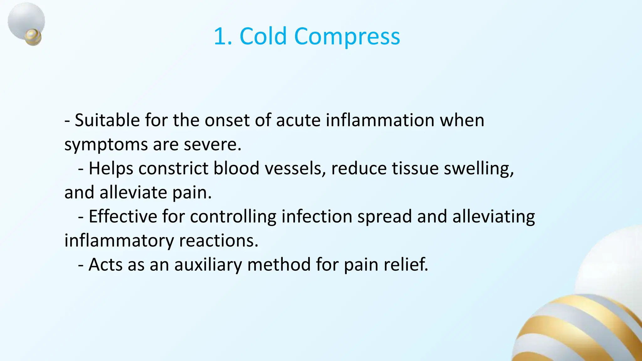 Orchitis Treatment: Cold vs. Hot Compress | PPT