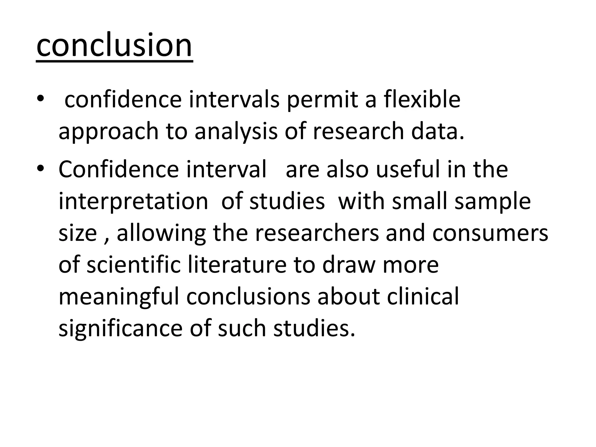 Odds ratio and confidence interval | PPTX