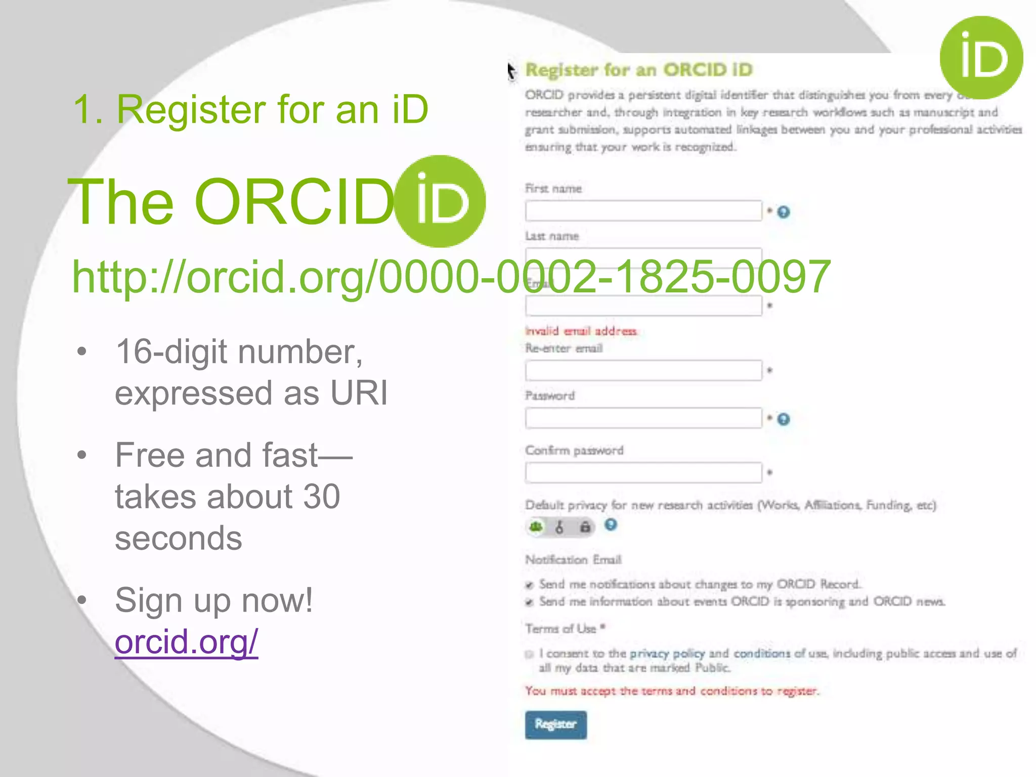Orcid iD | PPTX