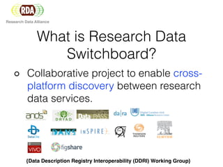ORCID in RD-Switchboard | PPT