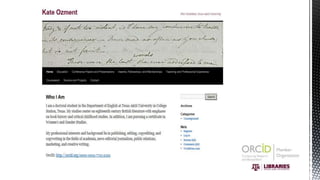 Orcid-nasig-presentation | PPT