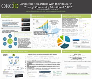 Poster: Connecting Researchers with their Research Through Community ...