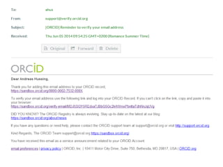 Orcid implementation dtu basen | PPT