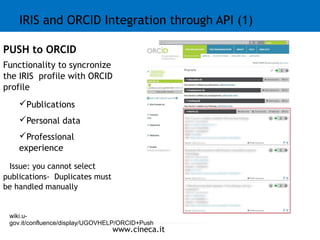 ORCID-ID in Italia: stato dell’arte | PPT