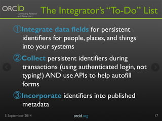 Persistent Identifiers in Research Management: People, Places and ...
