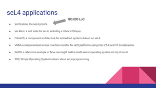 seL4 on RISC-V/lowRISC - ORCONF'15 | PPT