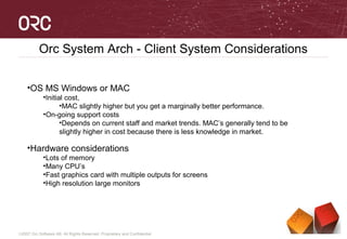 Orc technical training | PPT