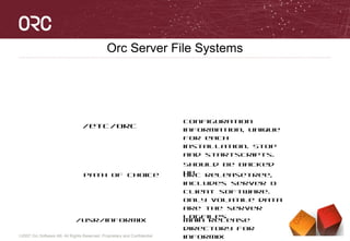 Orc technical training | PPT