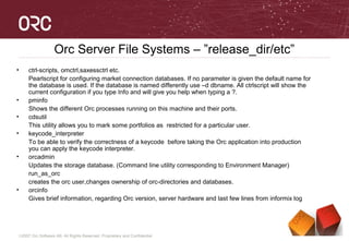 Orc technical training | PPT