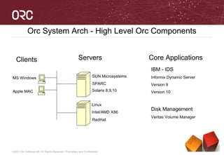 Orc technical training | PPT